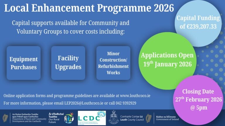 Local Enhancement Programme (LEP) 2026 – Drogheda Life